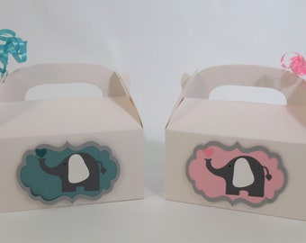 Elephant favor box | Etsy