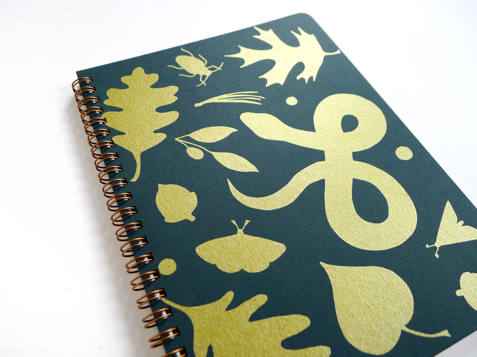 Forest Floor Coil Notebook / Coil Bound Notepad / Lined or | Etsy