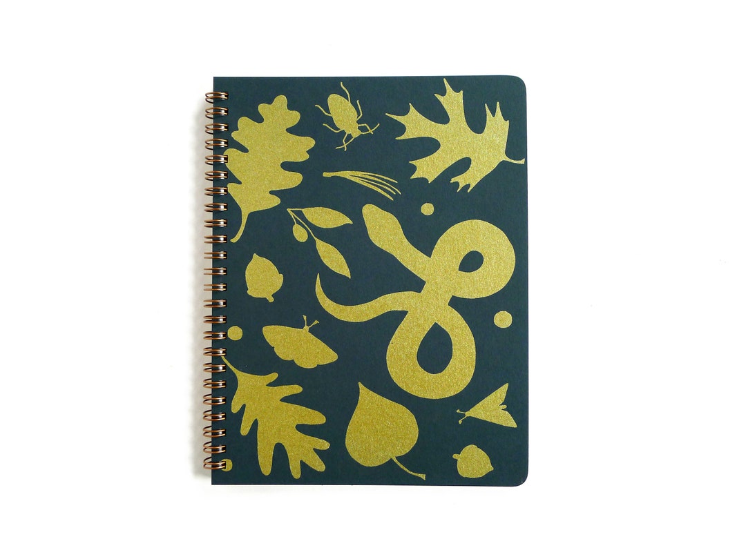Forest Floor Coil Notebook / Coil Bound Notepad / Lined or Blank Spiral ...