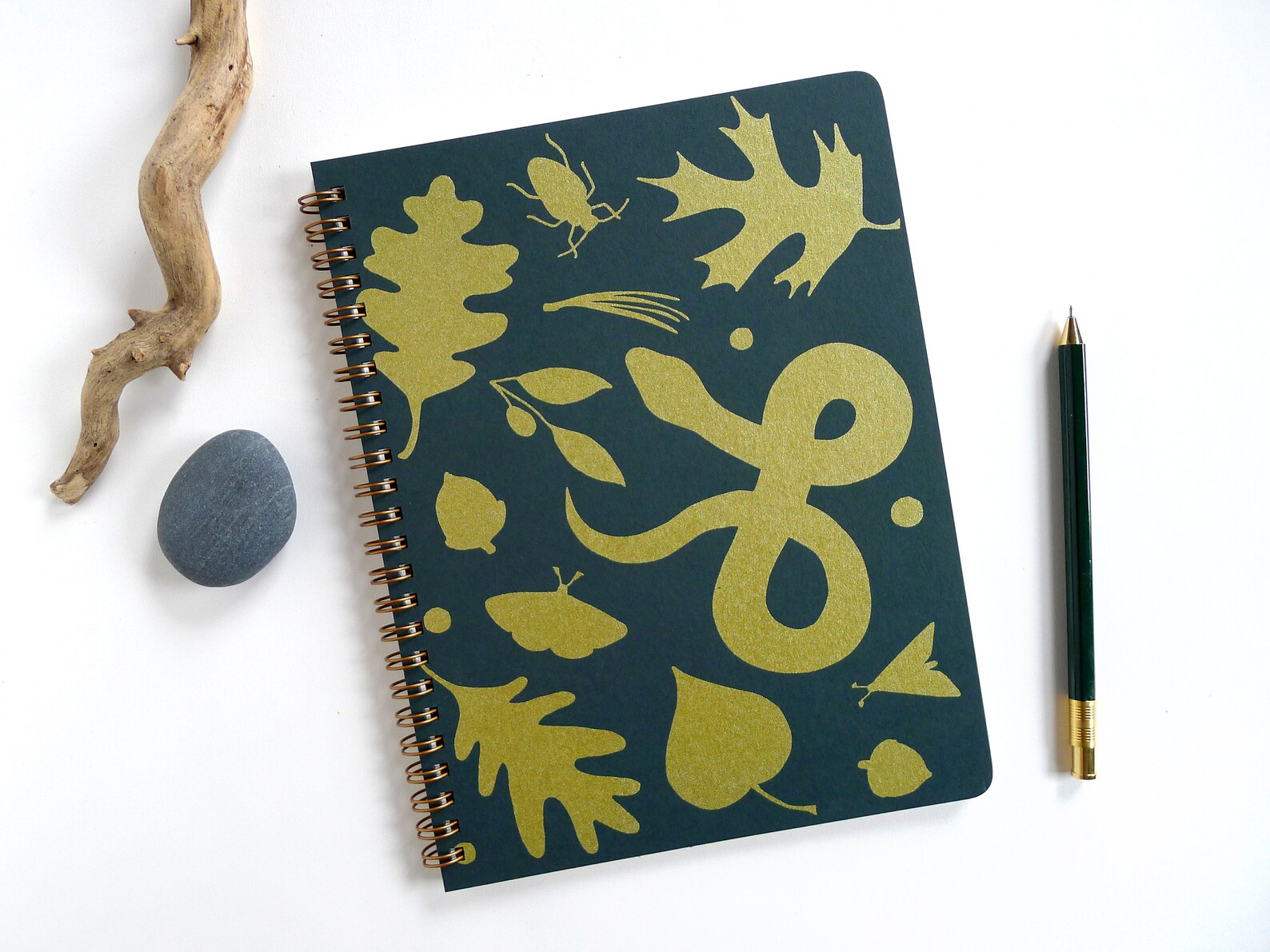 Forest Floor Coil Notebook / Coil Bound Notepad / Lined or - Etsy