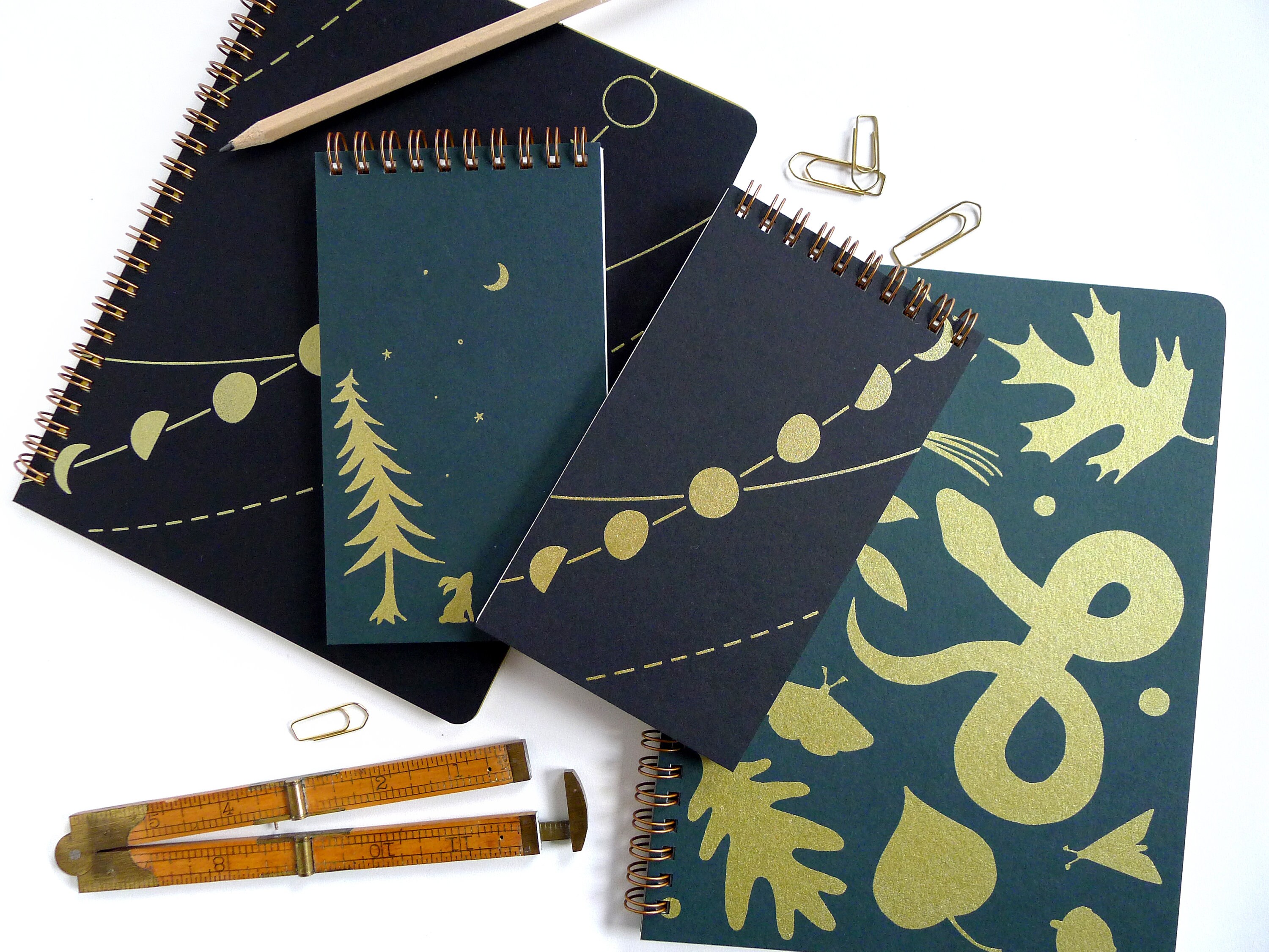 Forest Floor Coil Notebook / Coil Bound Notepad / Lined or | Etsy