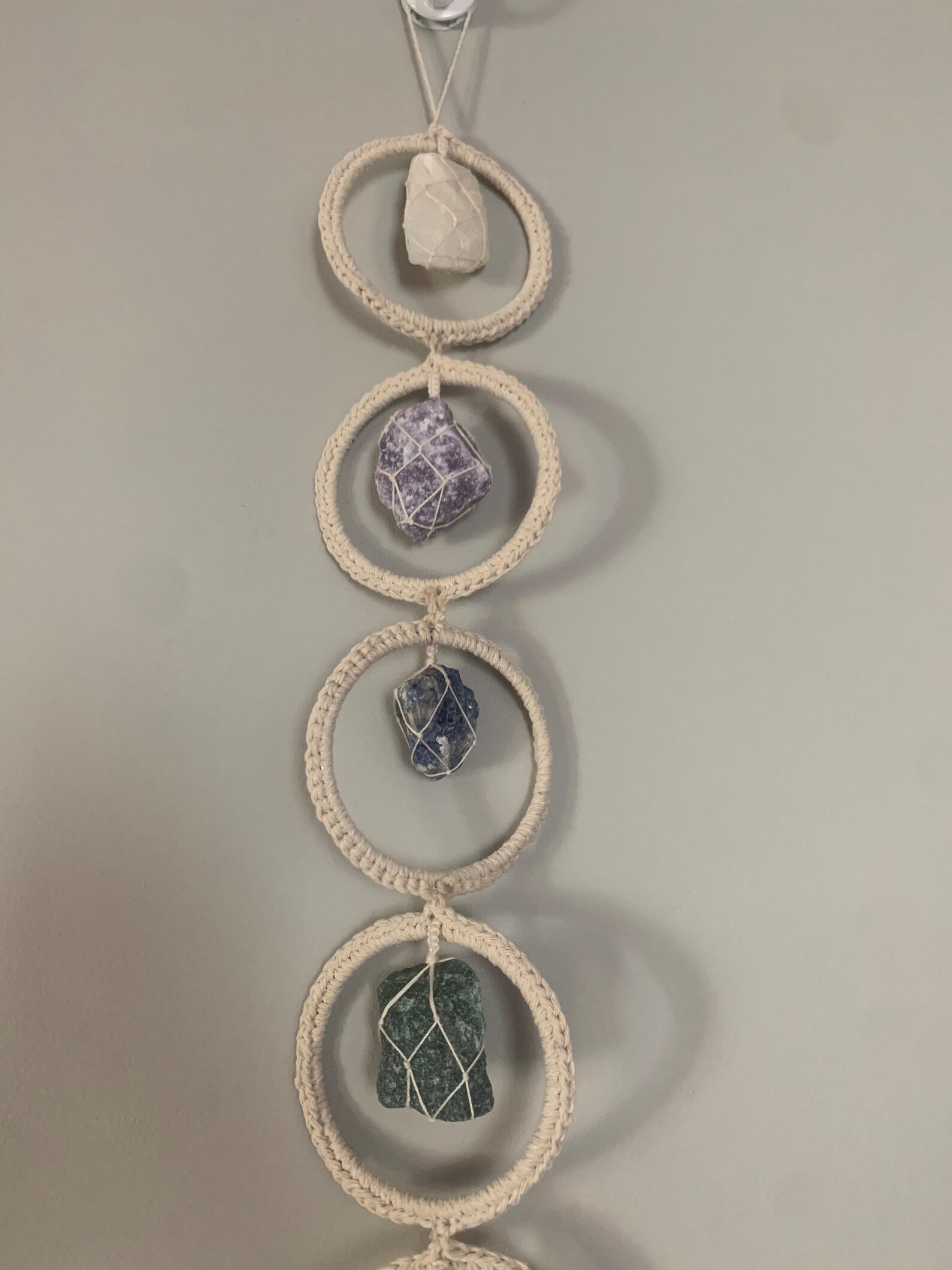 Chakra Macrame Wall Hanging Chakra Balancing Chakra Healing Boho Wall ...