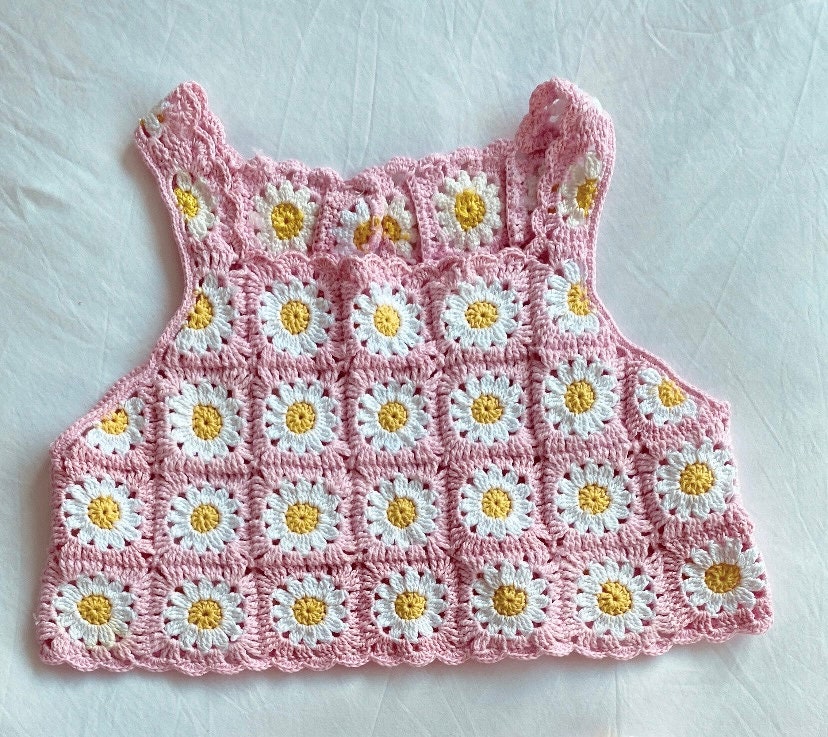 Daisy Co-ord Top Crochet Pattern - Etsy