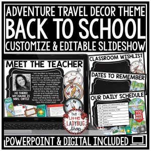 Adventure Travel Theme Classroom Décor Bundle | Travel Theme ...