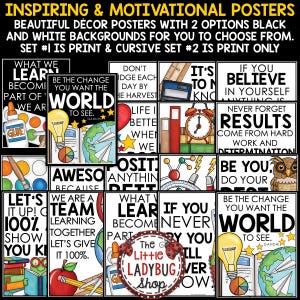 School Supplies Theme Classroom Decor Bulletin Board | Student ...