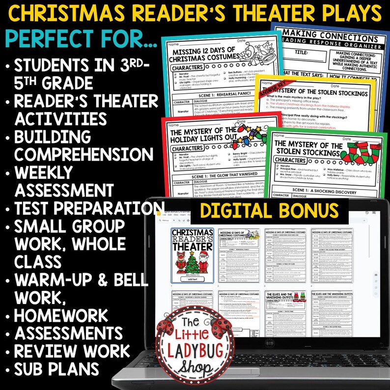 Christmas Mystery Readers Theater Plays | Christmas Readers Theater ...