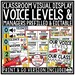 Class Voice Level Charts Posters Student Jobs Managers | Voice Level ...