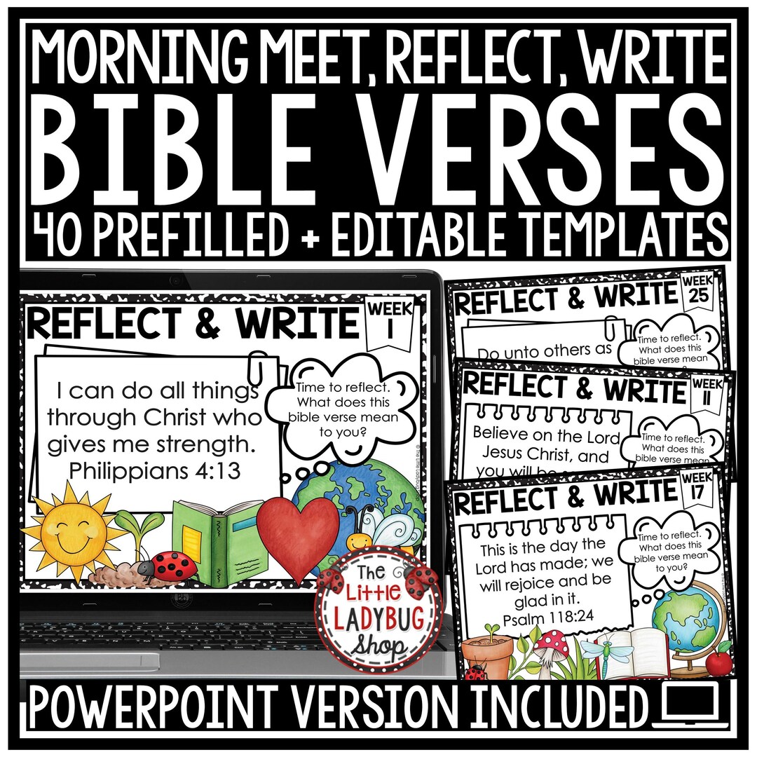 Kids Bible Lessons | Bible Verse of the Week | Bible Reflection ...
