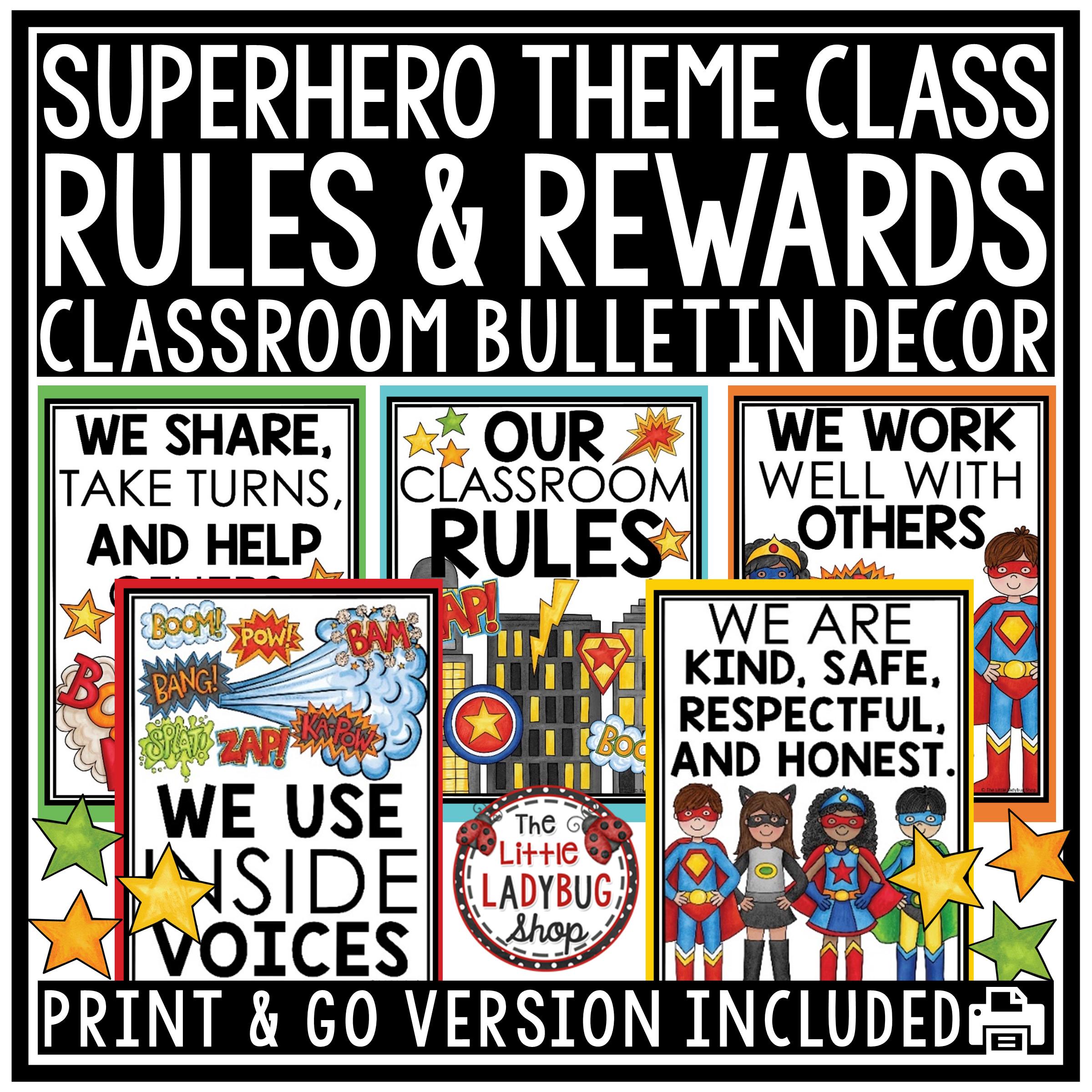 Superhero Classroom Theme Decor Bundle | Superhero Name Tags ...