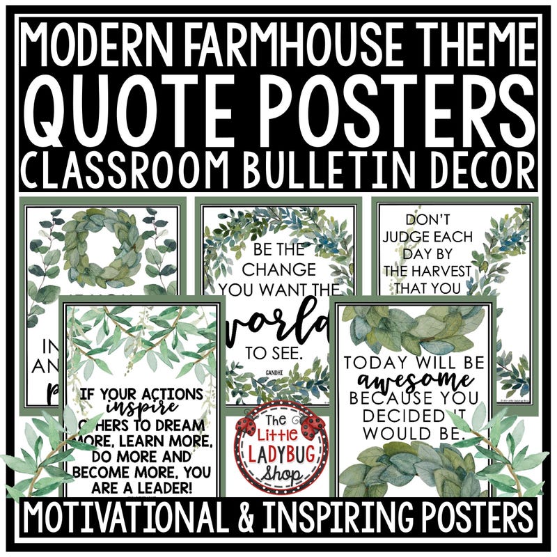 Farmhouse Classroom - Etsy