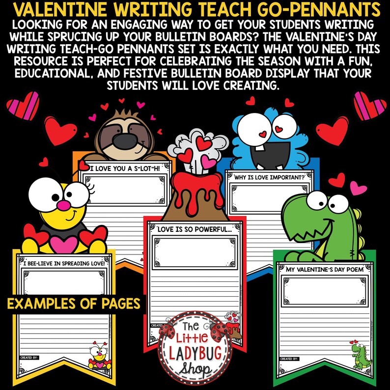 Valentine's Day Writing Prompts | Homeschool Valentine's Day Printable ...