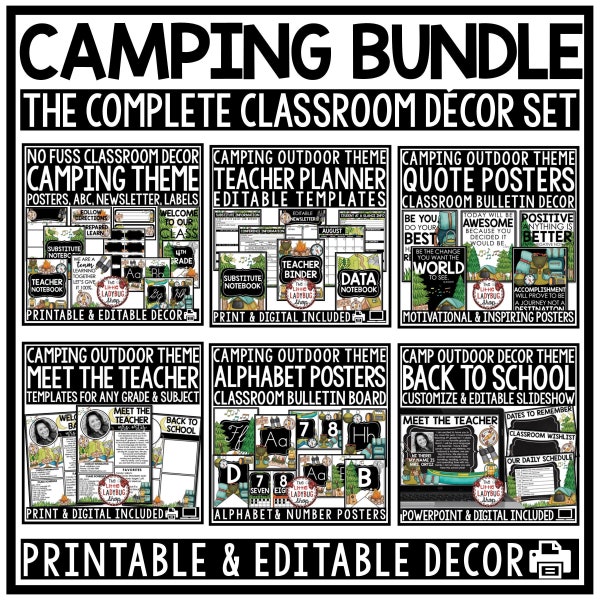 Camping Classroom - Etsy
