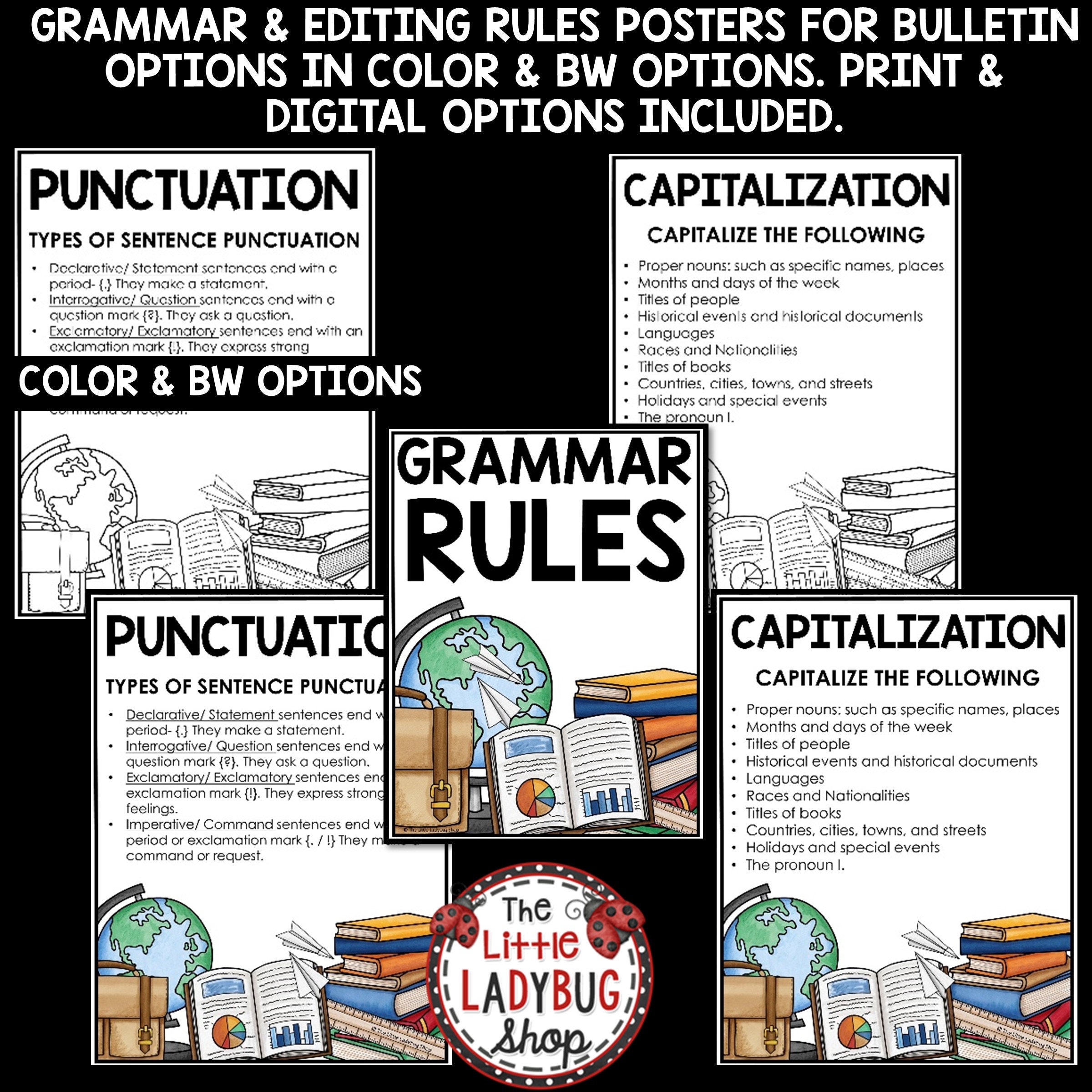 Writing Process Pencil Poster | Back to School Bulletin Board | Giant ...