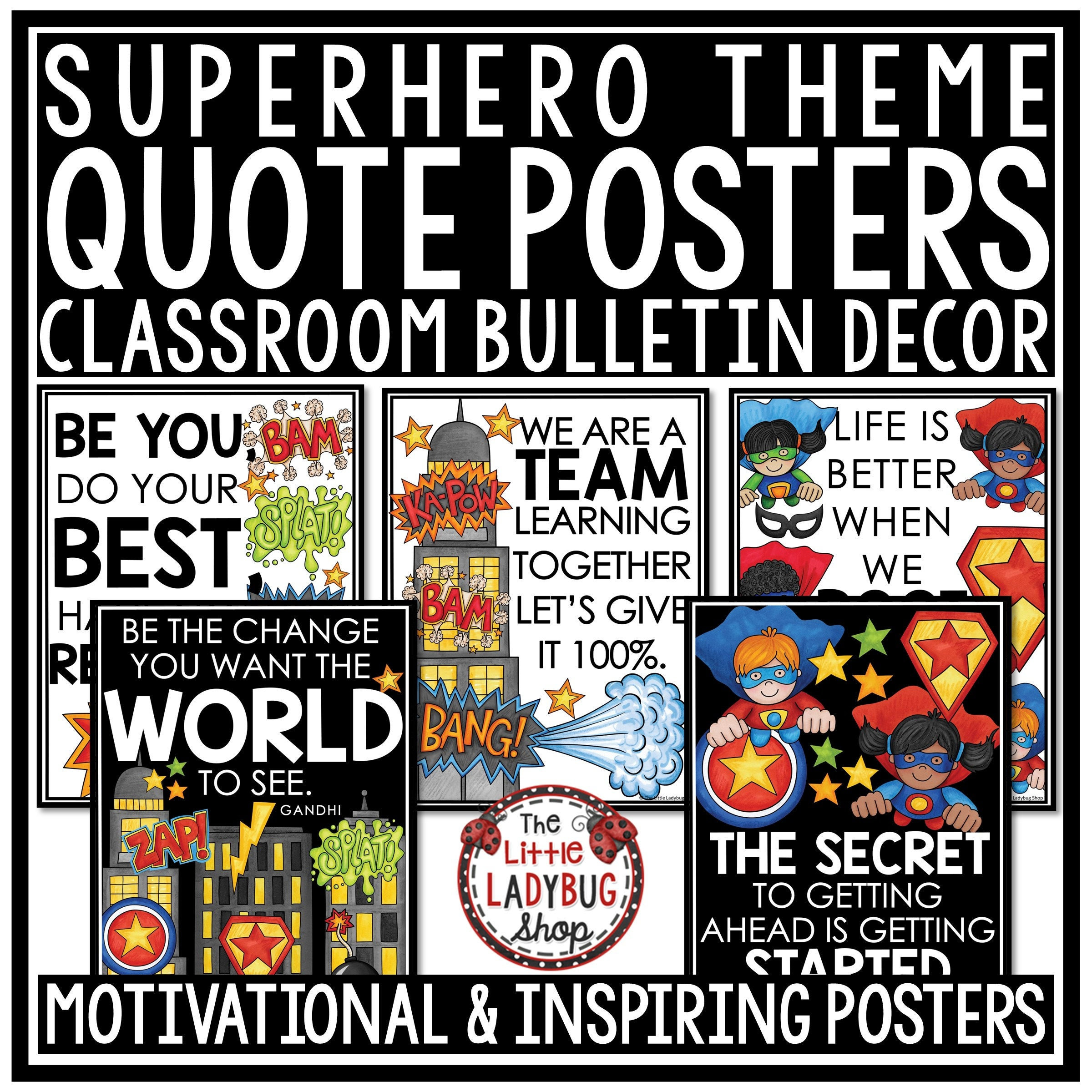 Superhero Theme Classroom Decor Bulletin Board Superhero - Etsy