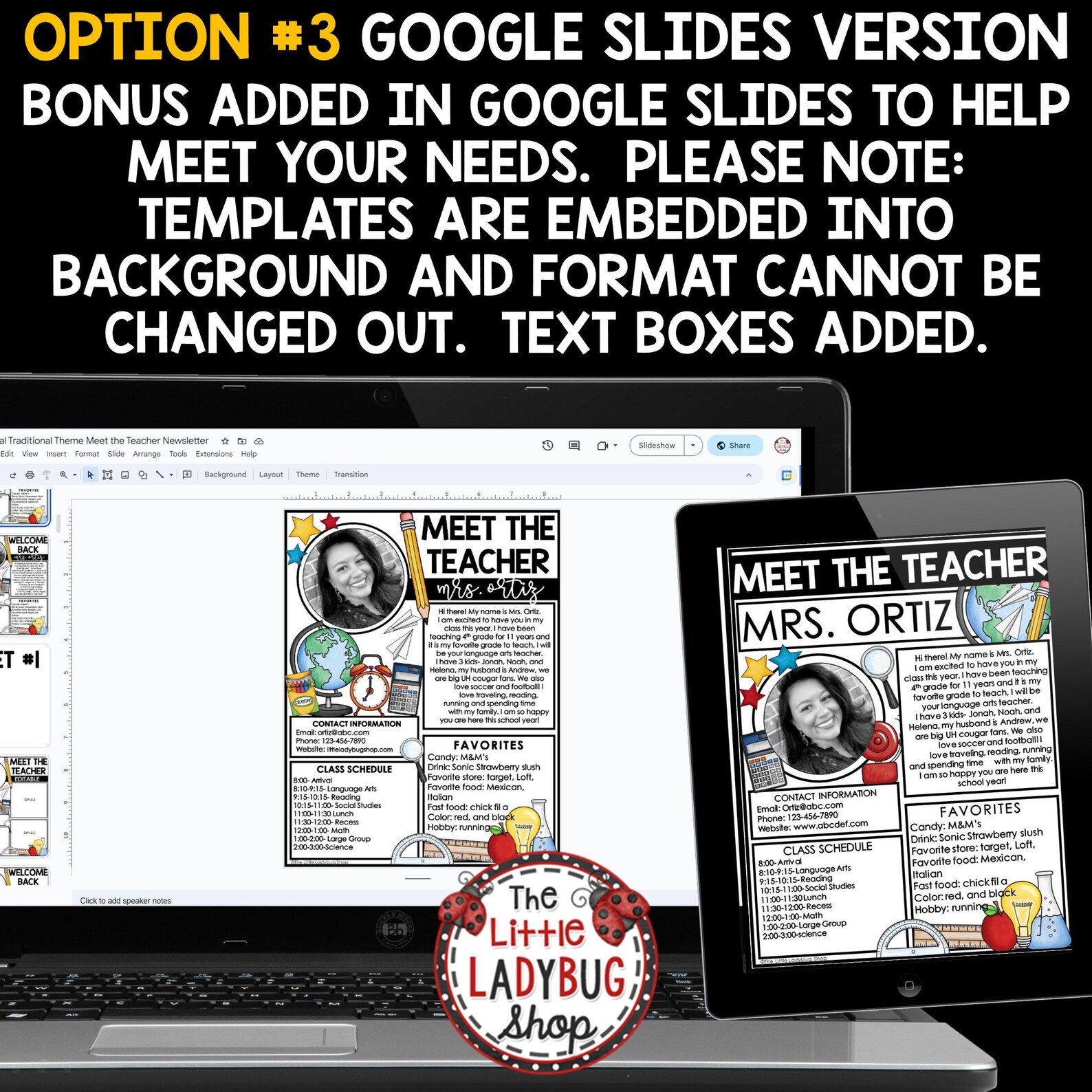 Meet the Teacher Template | Newsletter Template for School | Teacher ...