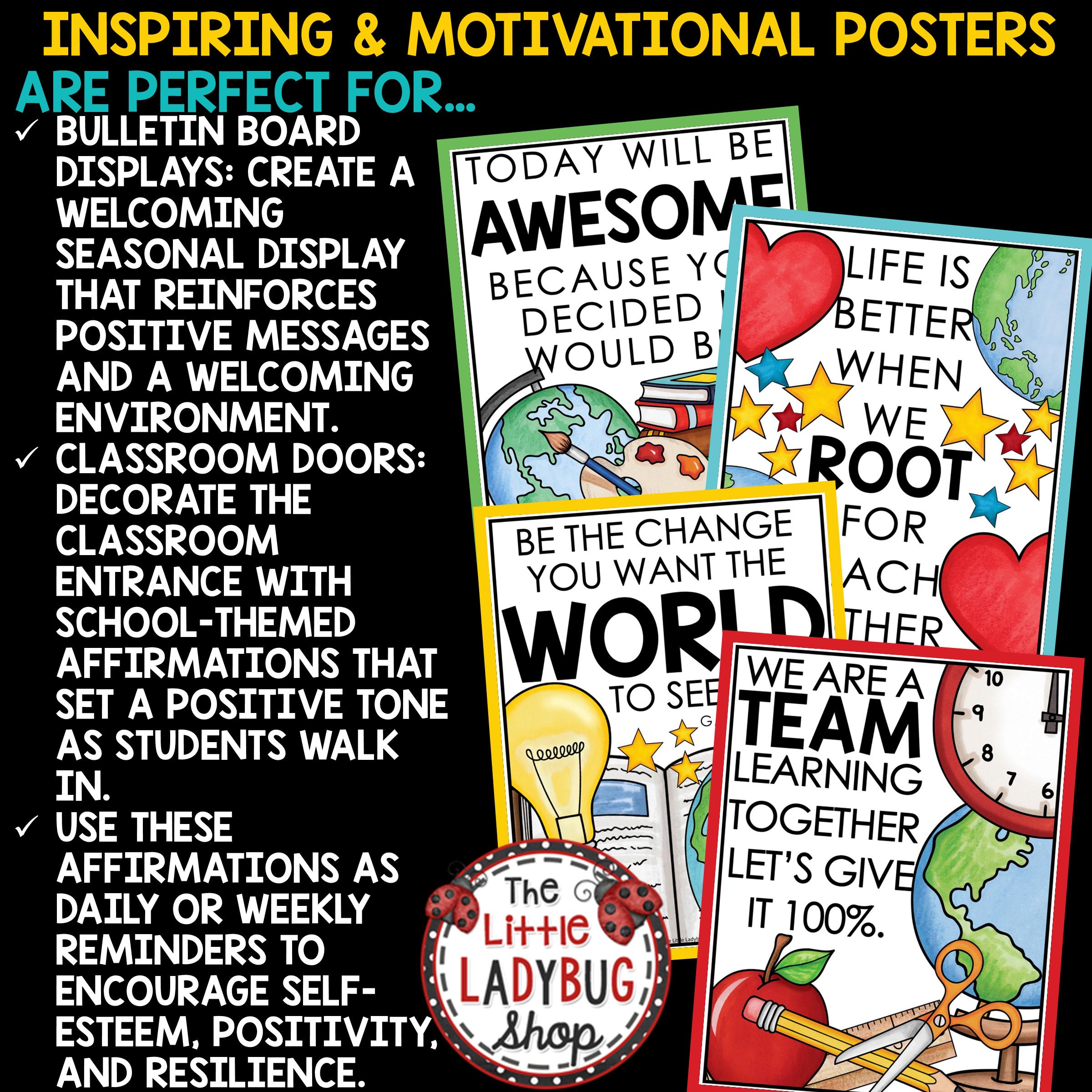 School Supplies Theme Classroom Decor Bulletin Board | Student ...