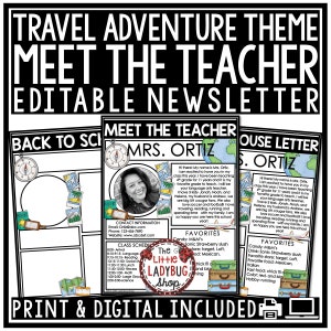 Adventure Travel Theme Classroom Décor Bundle | Travel Theme ...