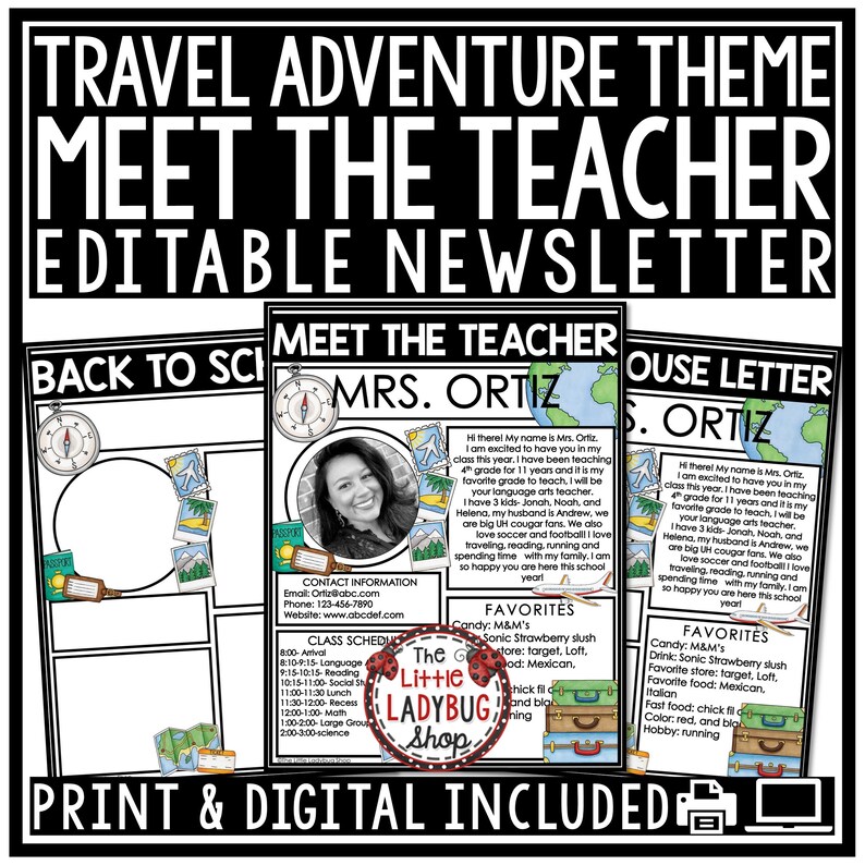 Adventure Travel Theme Classroom Décor Bundle Travel Theme Motivational ...