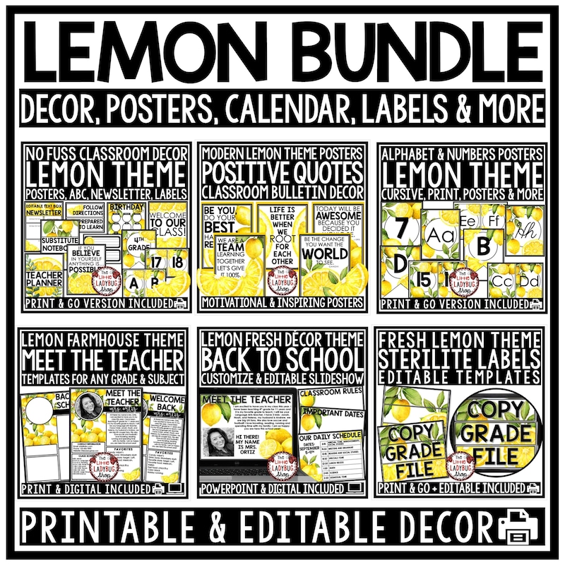 Classroom Decor Bundle - Etsy