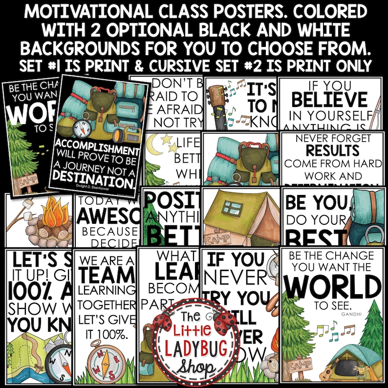 Camping Theme Classroom Decor Bulletin Board Camping Theme - Etsy