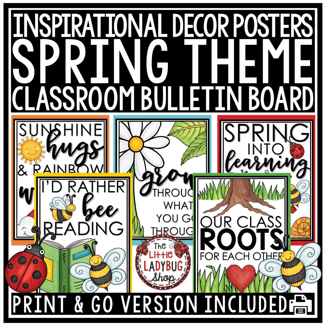 Spring Classroom Decor Bulletin Board | Spring Classroom Bulletin Board ...