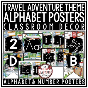 Adventure Travel Theme Classroom Décor Bundle | Travel Theme ...