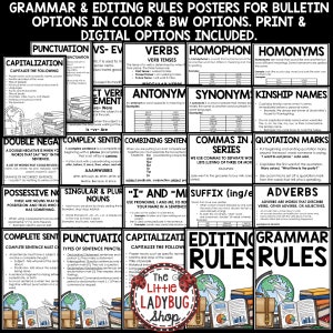 Writing Process Pencil Poster | Back to School Bulletin Board | Giant ...