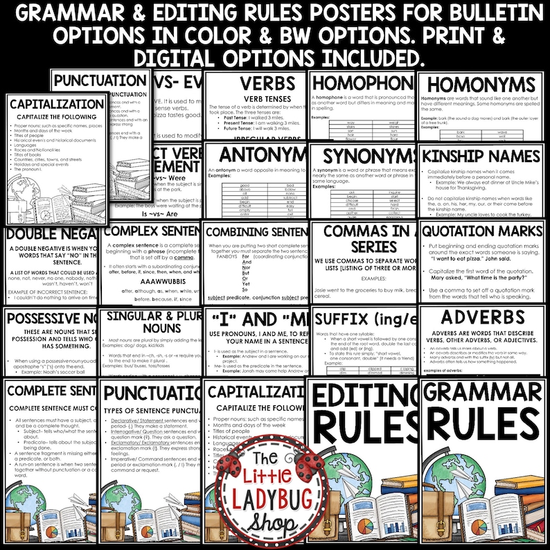 Writing Process Pencil Poster | Back to School Bulletin Board | Giant ...