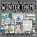 Winter Posters Bulletin Board | Winter Motivational Quote Posters ...