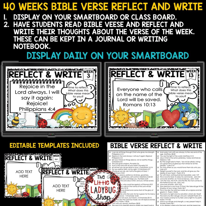 Kids Bible Lessons | Bible Verse of the Week | Bible Reflection ...