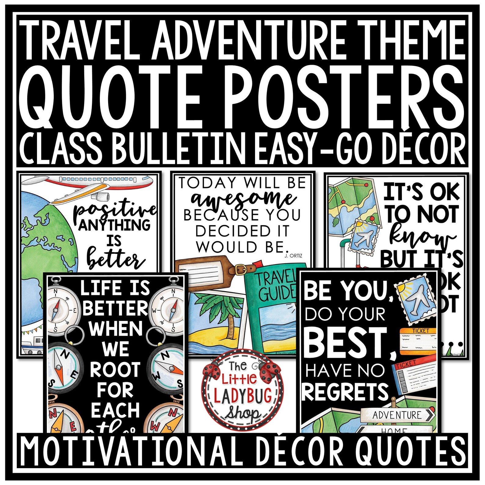 Adventure Travel Theme Classroom Décor Bundle | Travel Theme ...