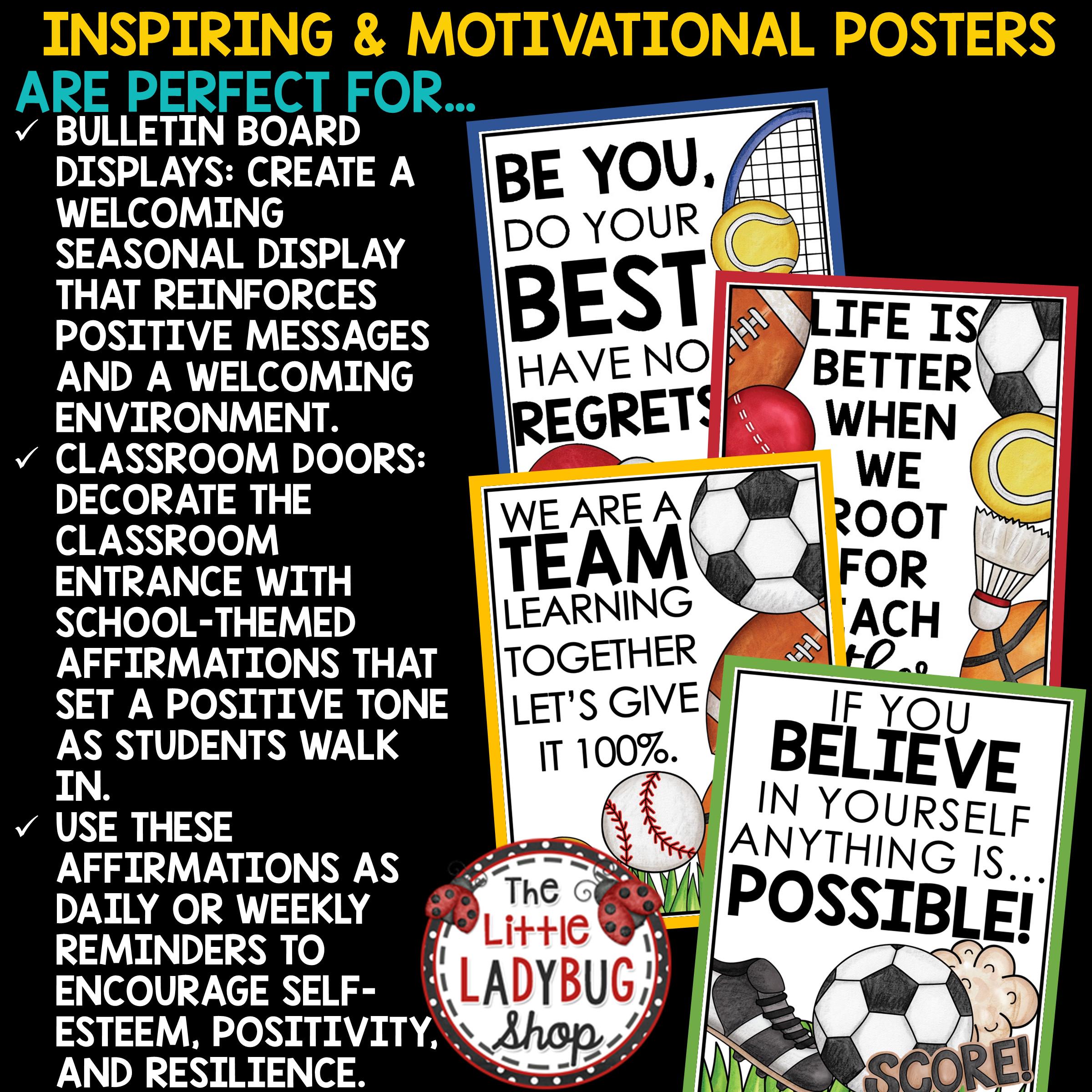 Motivational Sports Posters For Kids