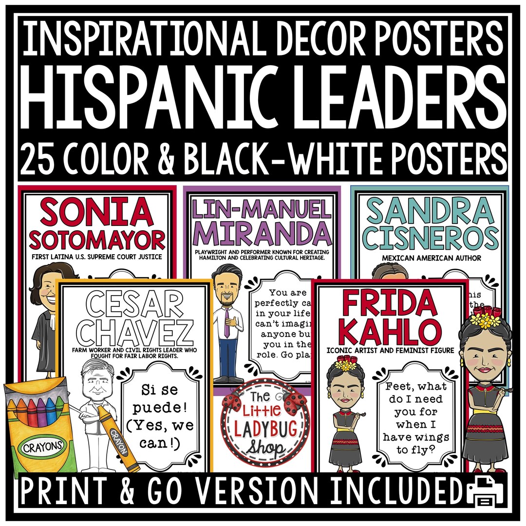 Hispanic Heritage Month Quotes Printable Bulletin Board | Hispanic ...
