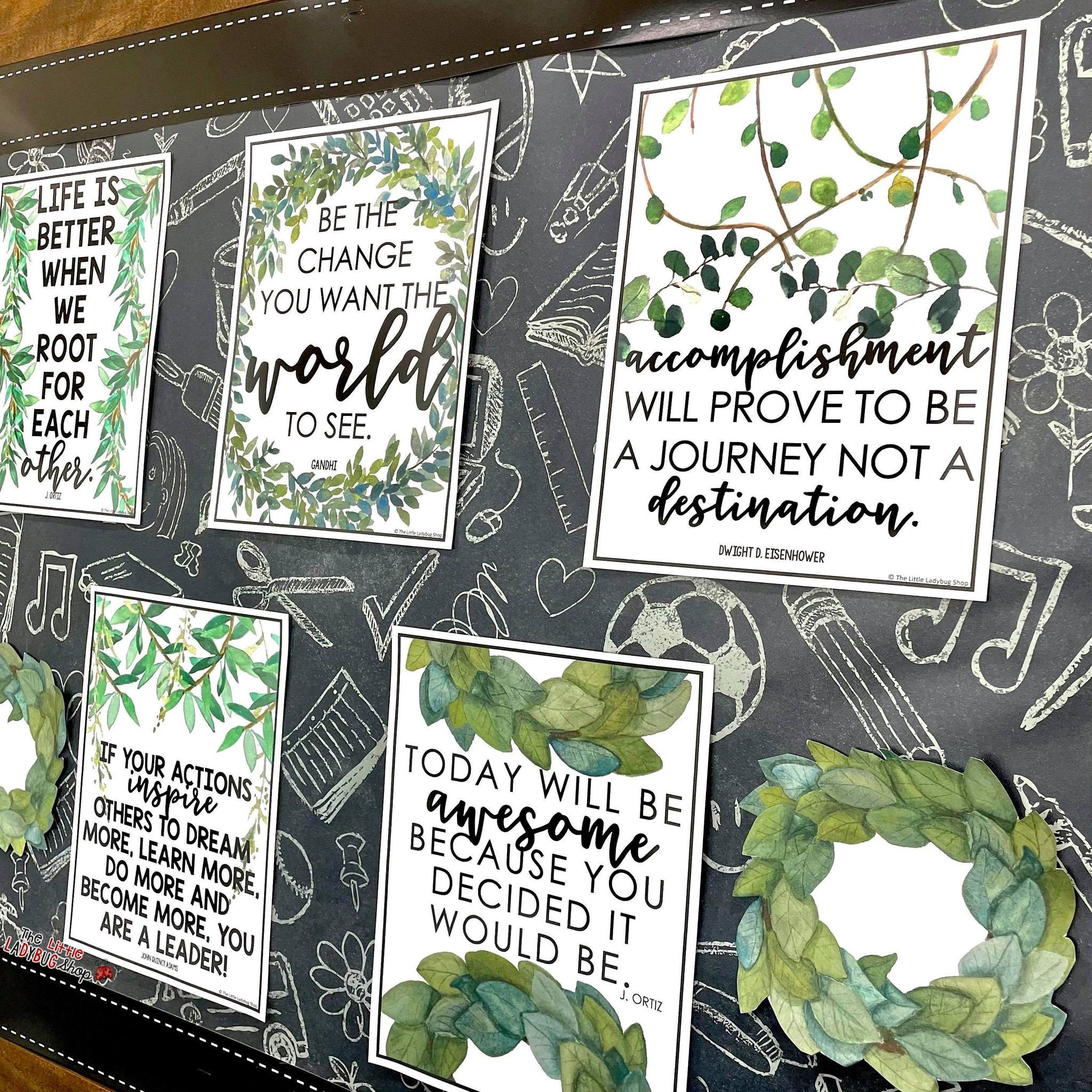 Modern Farmhouse Theme Classroom Decor Bulletin Board | Boho Farmhouse ...