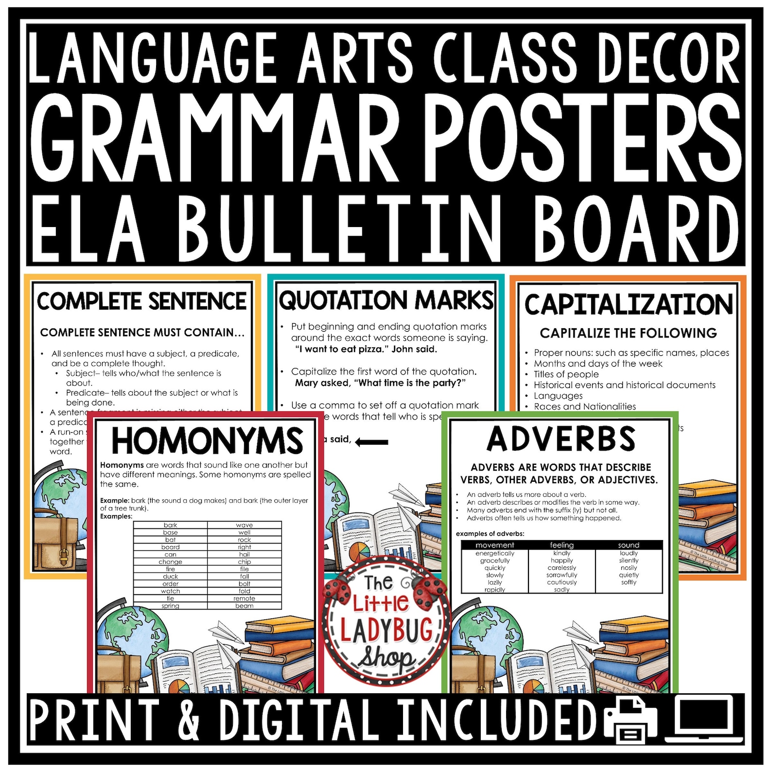 Writing Process Pencil Poster | Back to School Bulletin Board | Giant ...