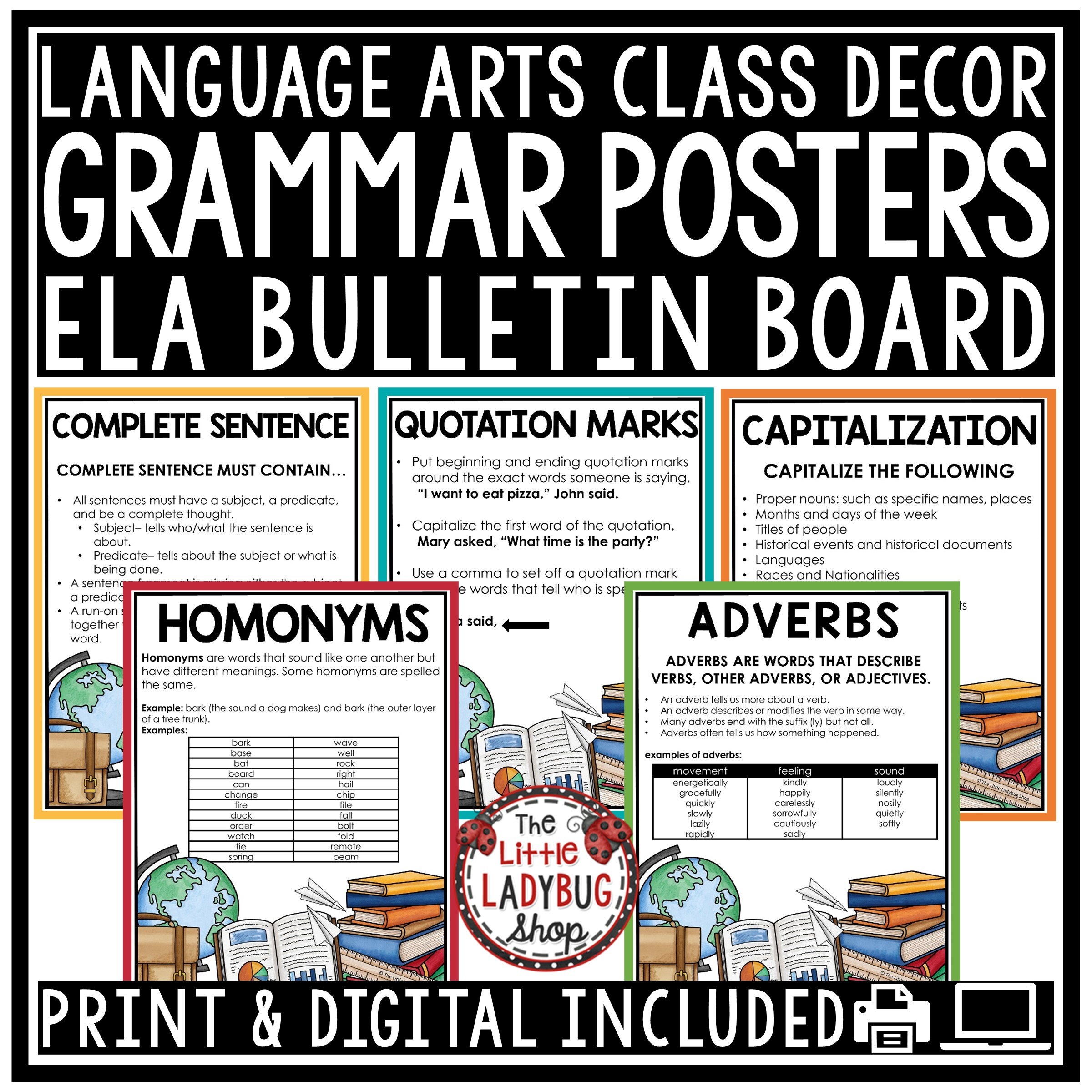 Writing Process Pencil Poster | Back to School Bulletin Board | Giant ...