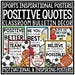 Sports Theme Classroom Decor Bundle | Sports Theme Motivational Quote ...