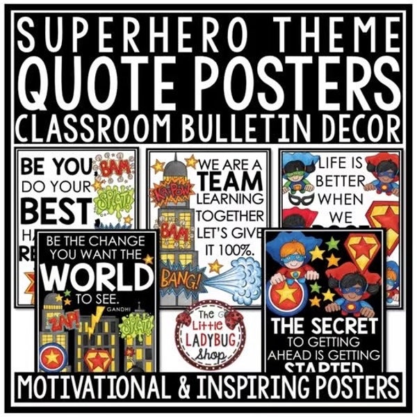 Superhero Classroom Decor - Etsy