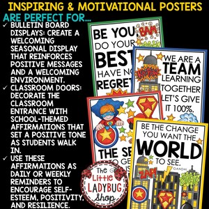 Superhero Theme Classroom Decor Bulletin Board | Superhero Positive ...