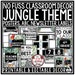 Tropical Jungle Classroom Decor Bundle Safari Animal Jungle Tropical ...