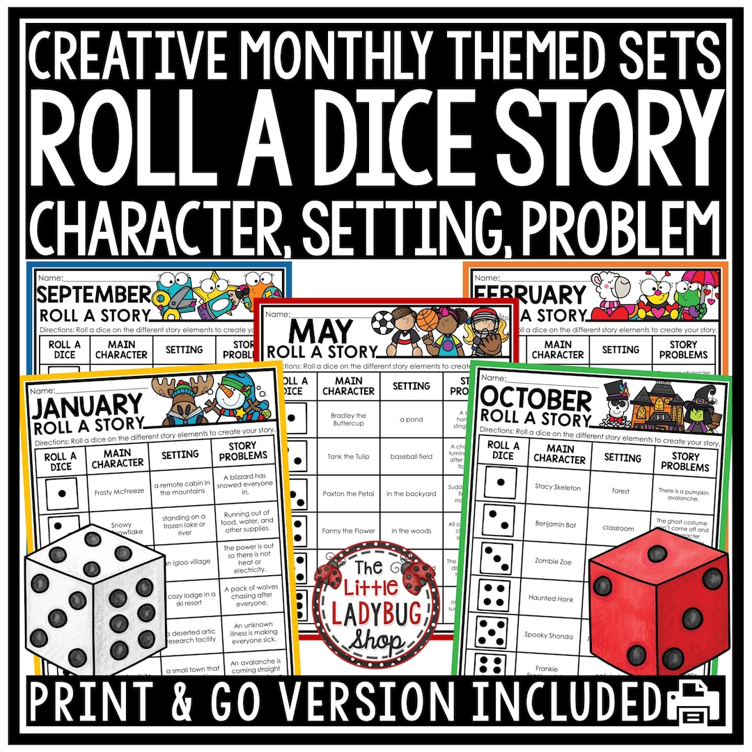 Roll a Dice Writing Prompts for Kids | Creative Writing Prompts ...