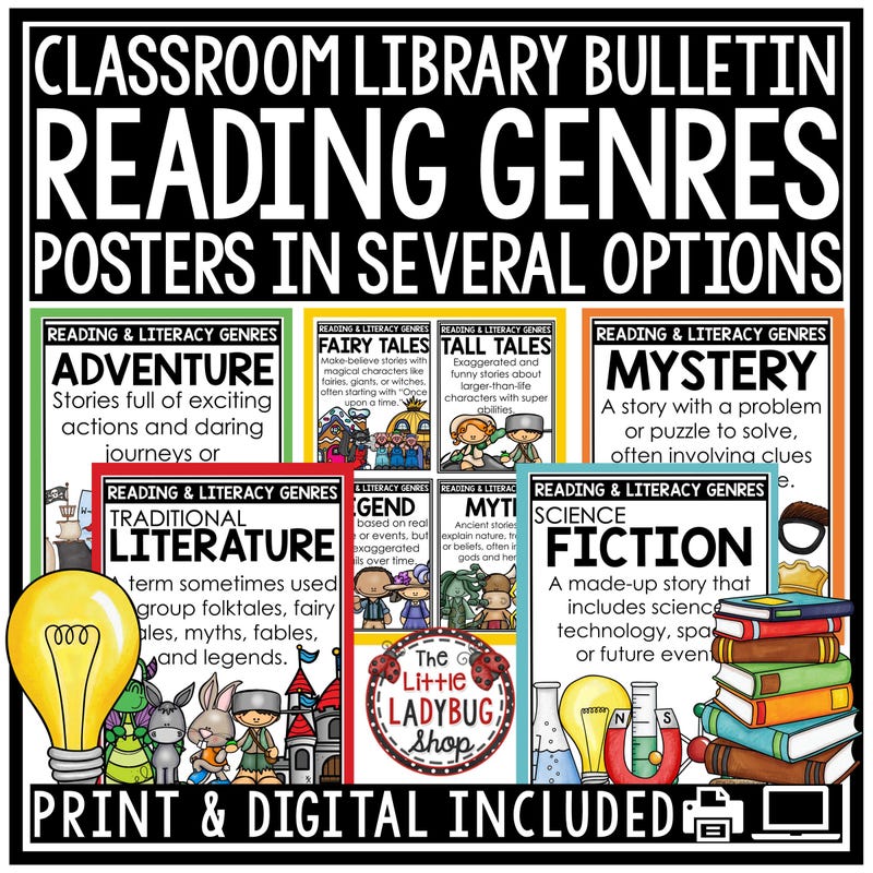 Literature Poster - Etsy