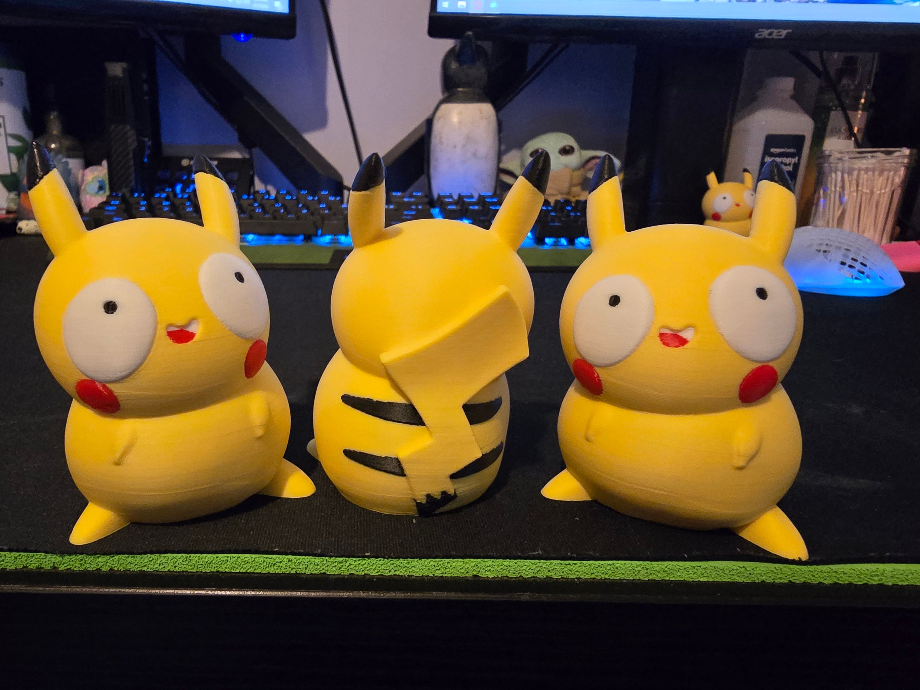 3D Print Pikachu, Pokemon Inspired Gift, Pikachu Statue, Pikachu ...