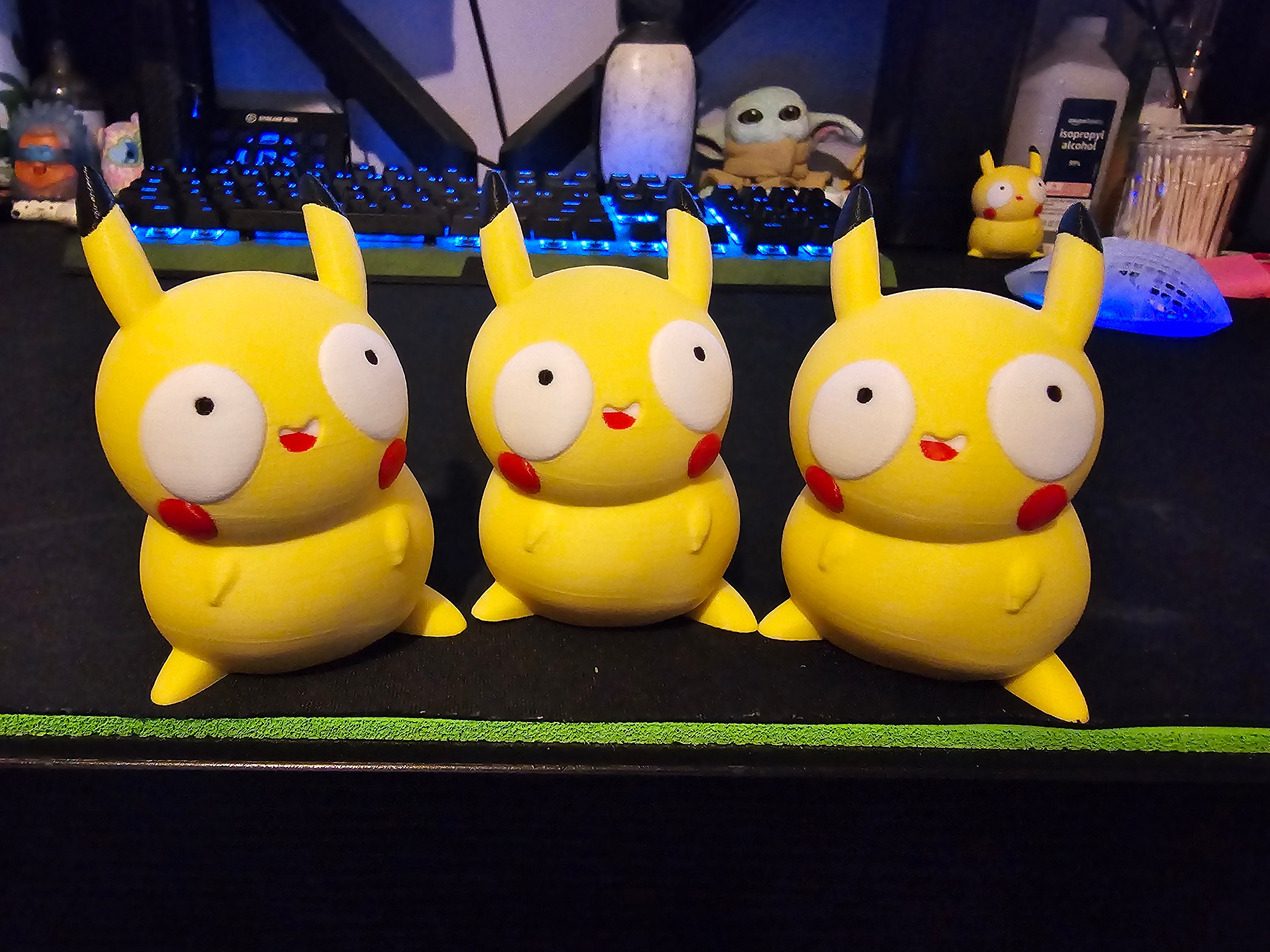 3D Print Pikachu, Pokemon Inspired Gift, Pikachu Statue, Pikachu ...