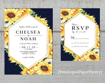 Wedding invitation frame | Etsy