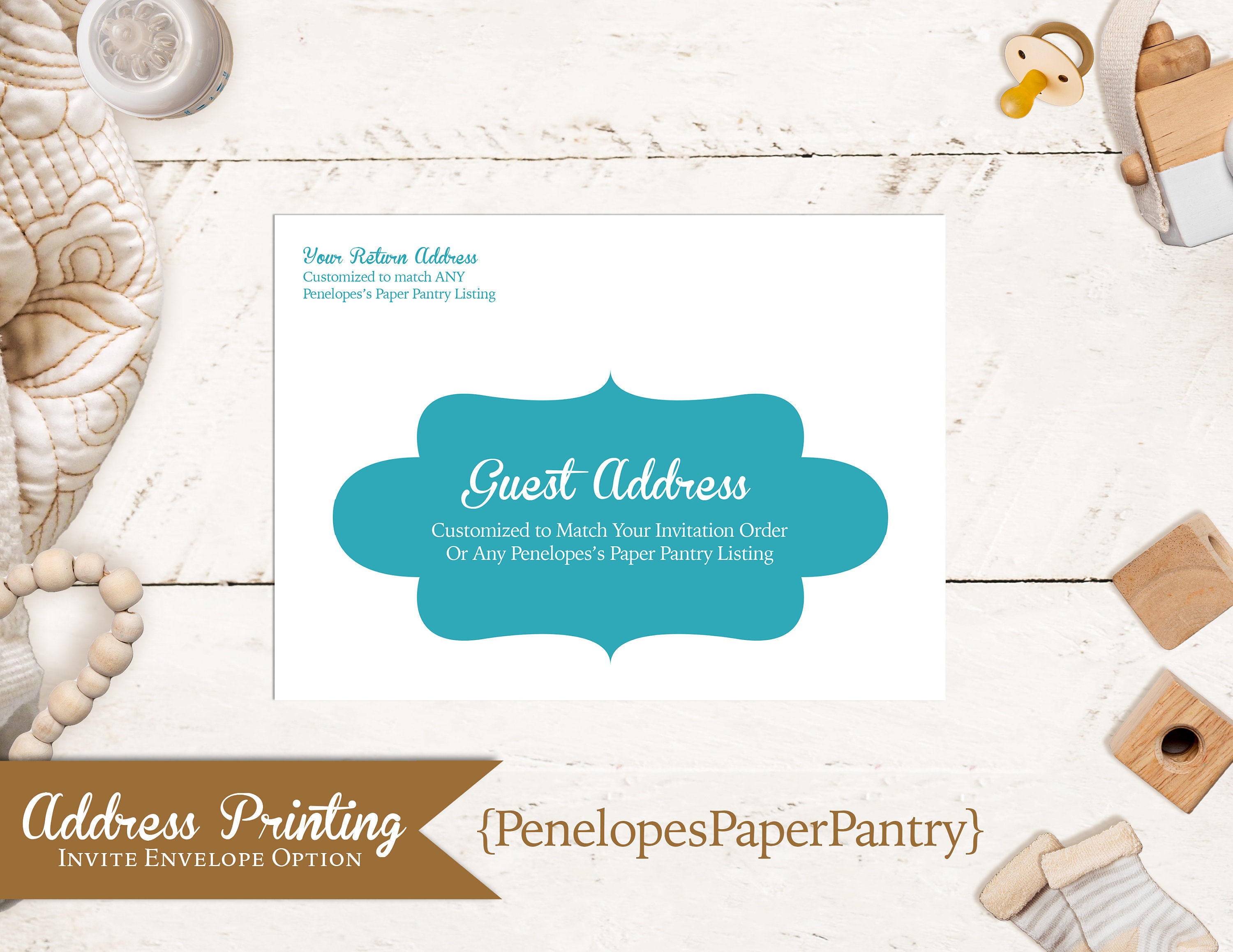 Custom Invitation Envelope Printing Service,printed Guest Address ...