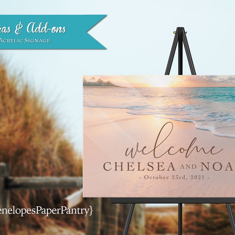Acrylic Welcome Sign - Etsy