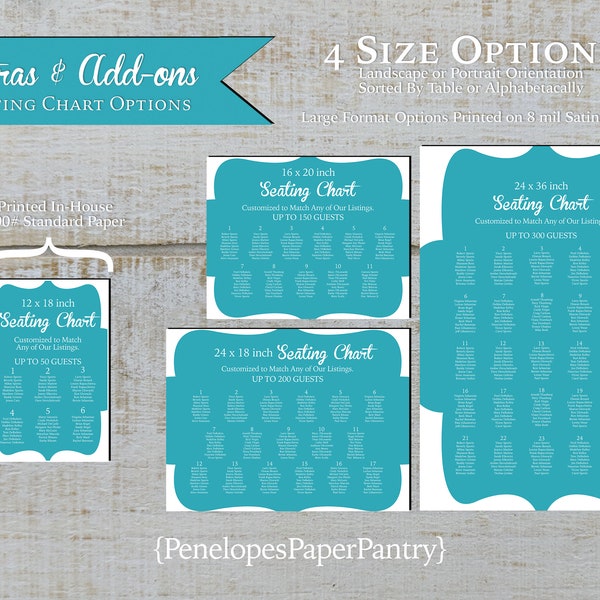 300 Seating Chart - Etsy