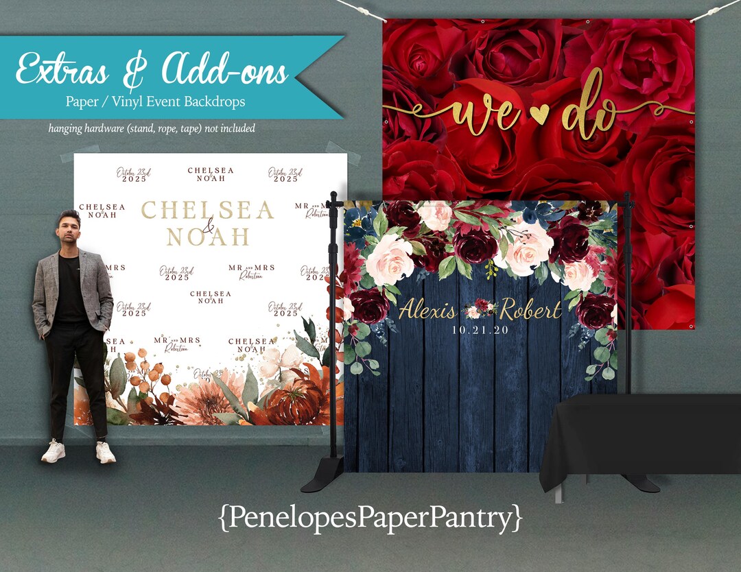 Event Backdrops Custom Backdrop Made to Match Backdrop Our Design Your ...
