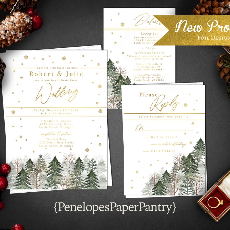 Tree Wedding Invite - Etsy